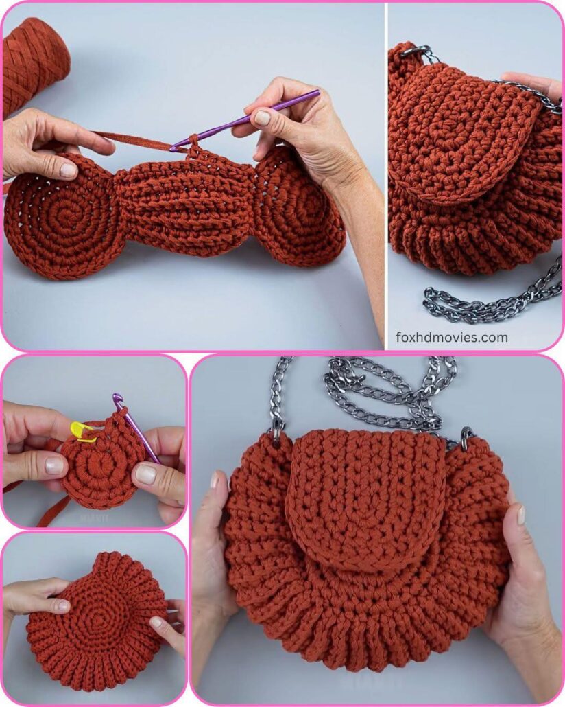 easiest crochet bags tutorial- Step by Step Tutorial – Yarn and Fabric