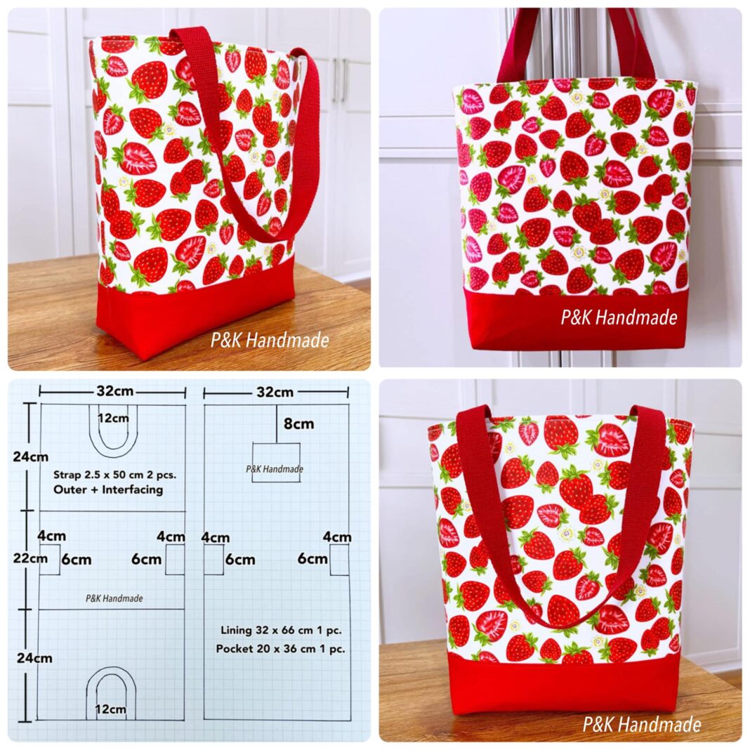 How to make a shopping bag- Step by Step Tutorial – Yarn and Fabric