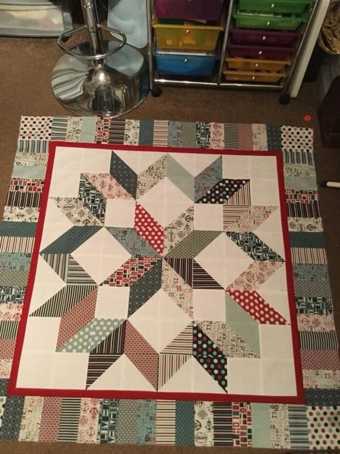 Carpenter’s Star Quilt Pattern – Step by Step Tutorial – Yarn and Fabric