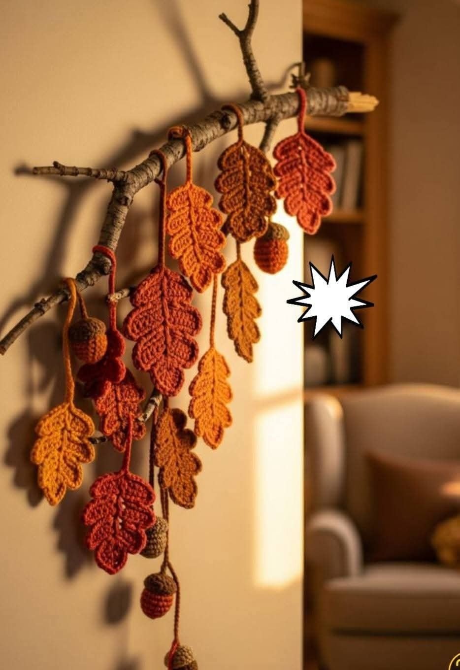 Crochet autumn leaf- Step by Step Tutorial – Yarn and Fabric
