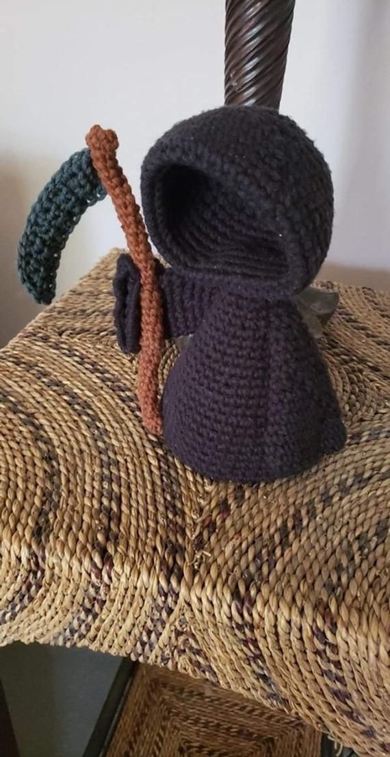 Grim Reaper Crochet Pattern- Step by Step Tutorial – Yarn and Fabric