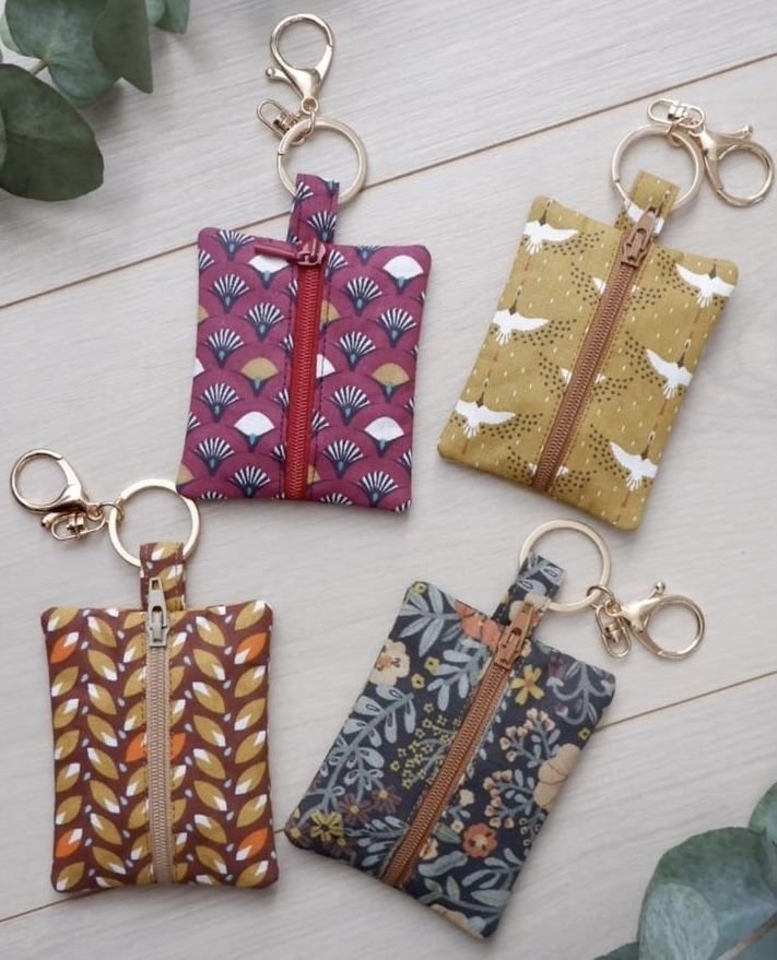 Mini bag keychain- Step by Step Tutorial – Yarn and Fabric