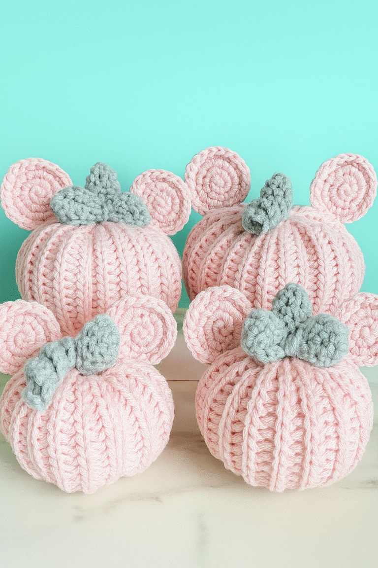 Mickey-Inspired Crochet Pumpkin – Step by Step Tutorial – Yarn and Fabric