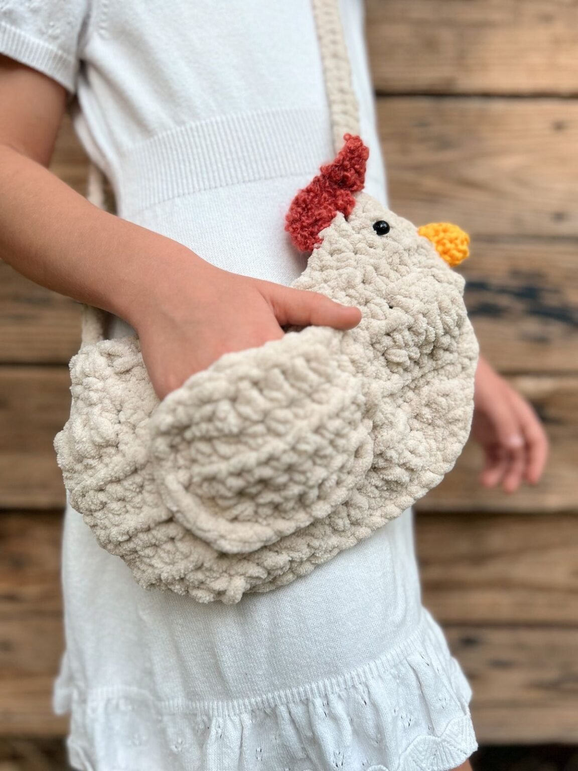 Crochet Chicken Purse For Beginners – Step by Step Tutorial – Yarn and ...