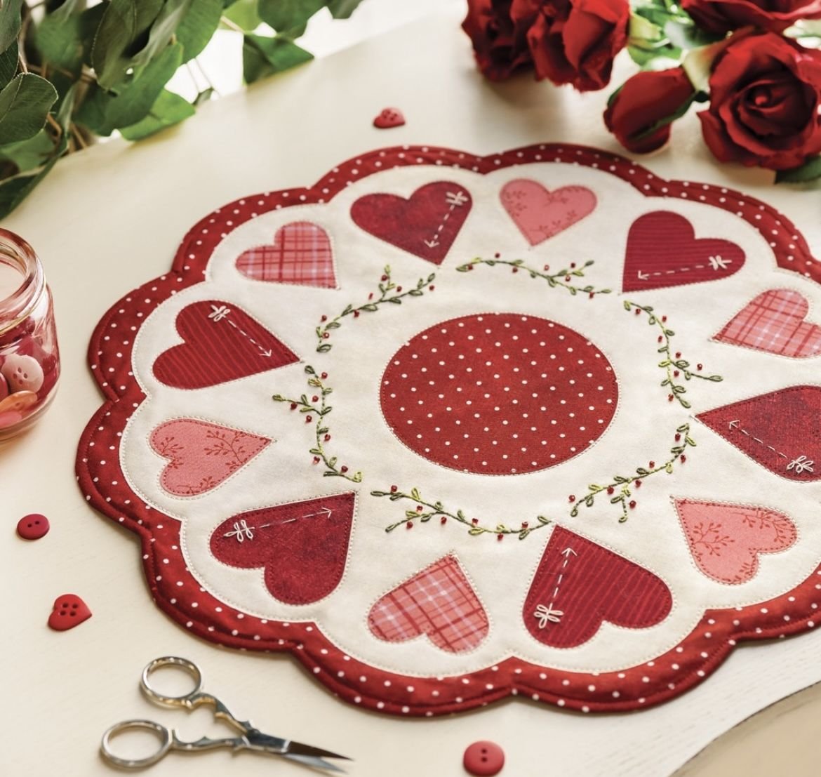 Simply beautiful table decorations.-Step by Step Tutorial – Yarn and Fabric